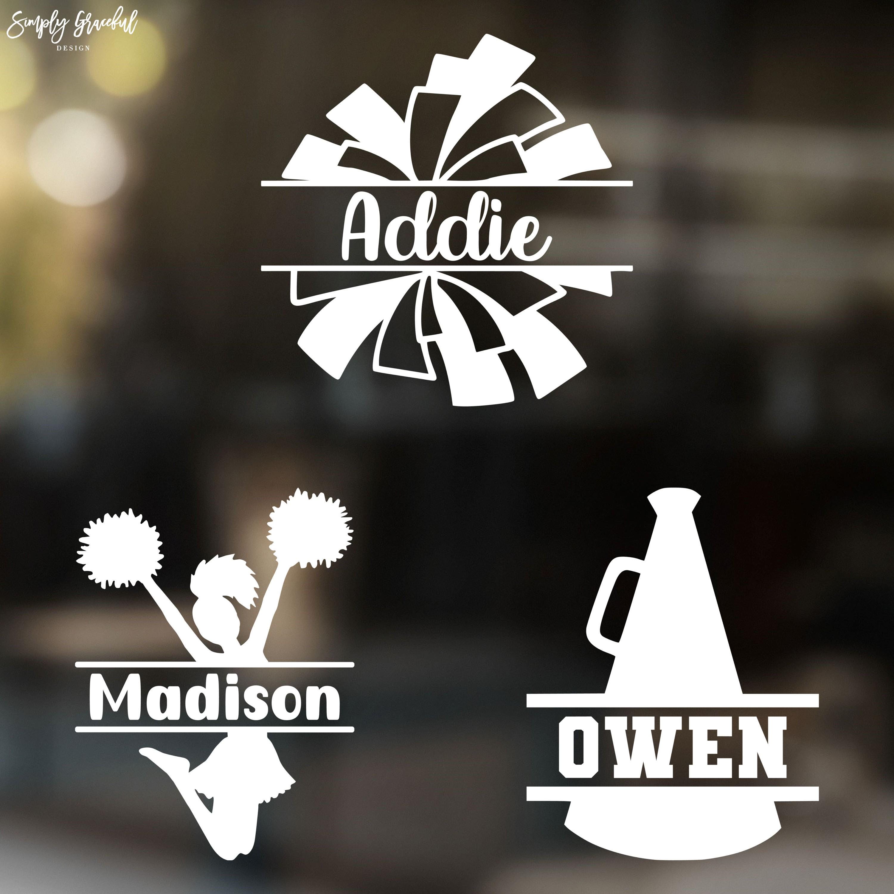 Personalized Cheerleader Decal, Cheer Team Gift - Etsy