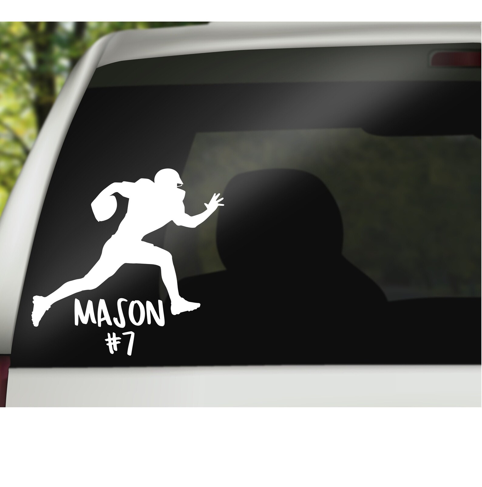 Football Player Decal Football Team Decal Coach Gift Teens | Etsy