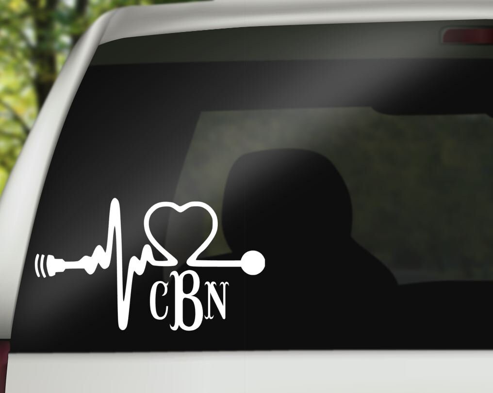 Ultrasound Monogram Decal Ultrasound Tech Gift Sonographer | Etsy
