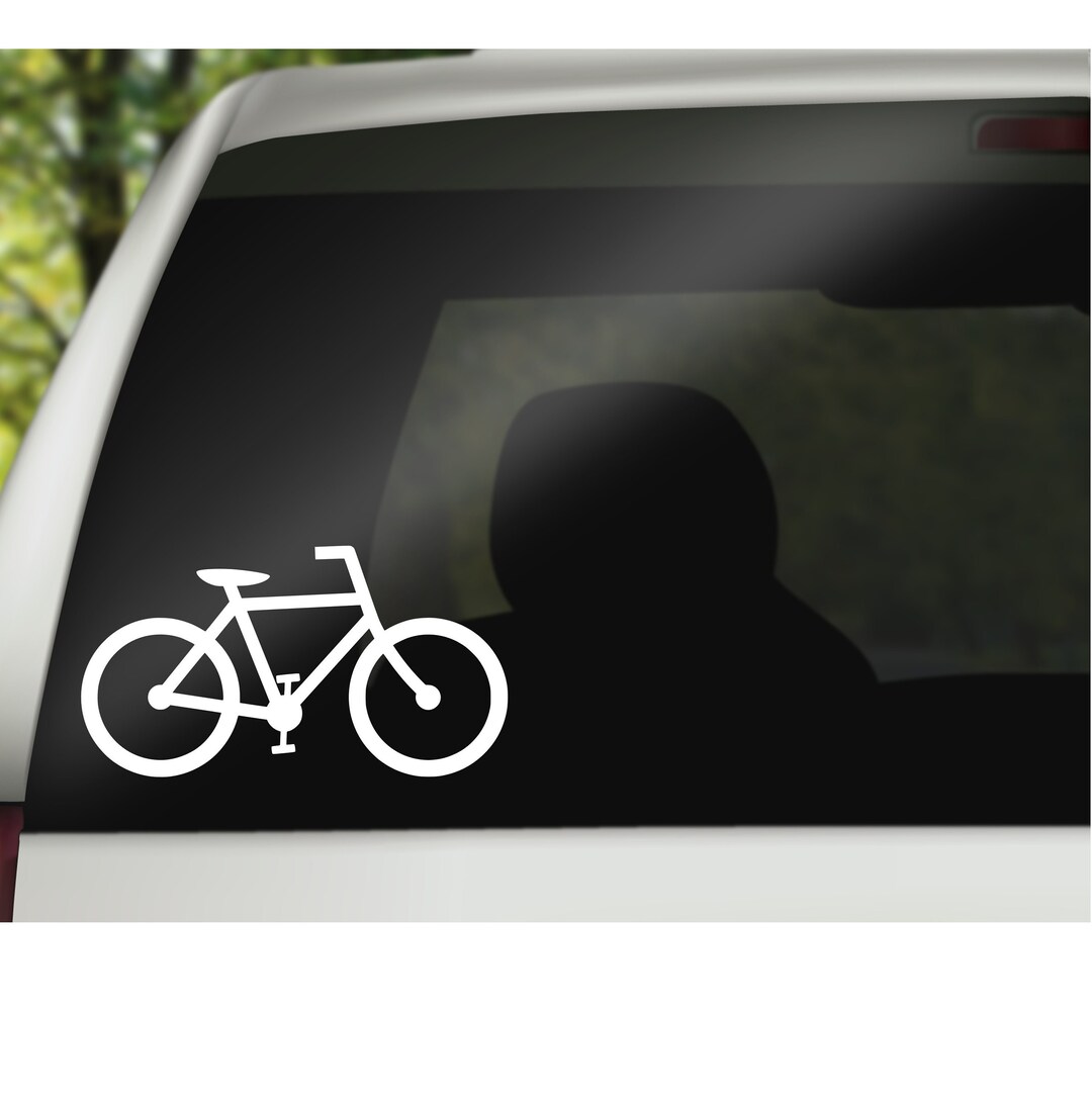 Bicycle Decal, Road Bike Decal, Bike Rider Gift, Cyclist Gift, Water ...