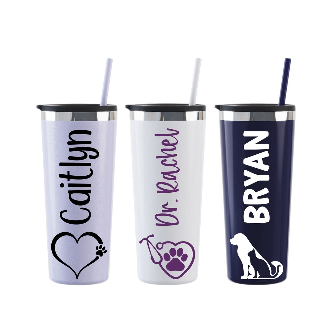 Veterinarian Stainless Steel Tumbler, Vet Tech Tumbler, Animal Hospital ...