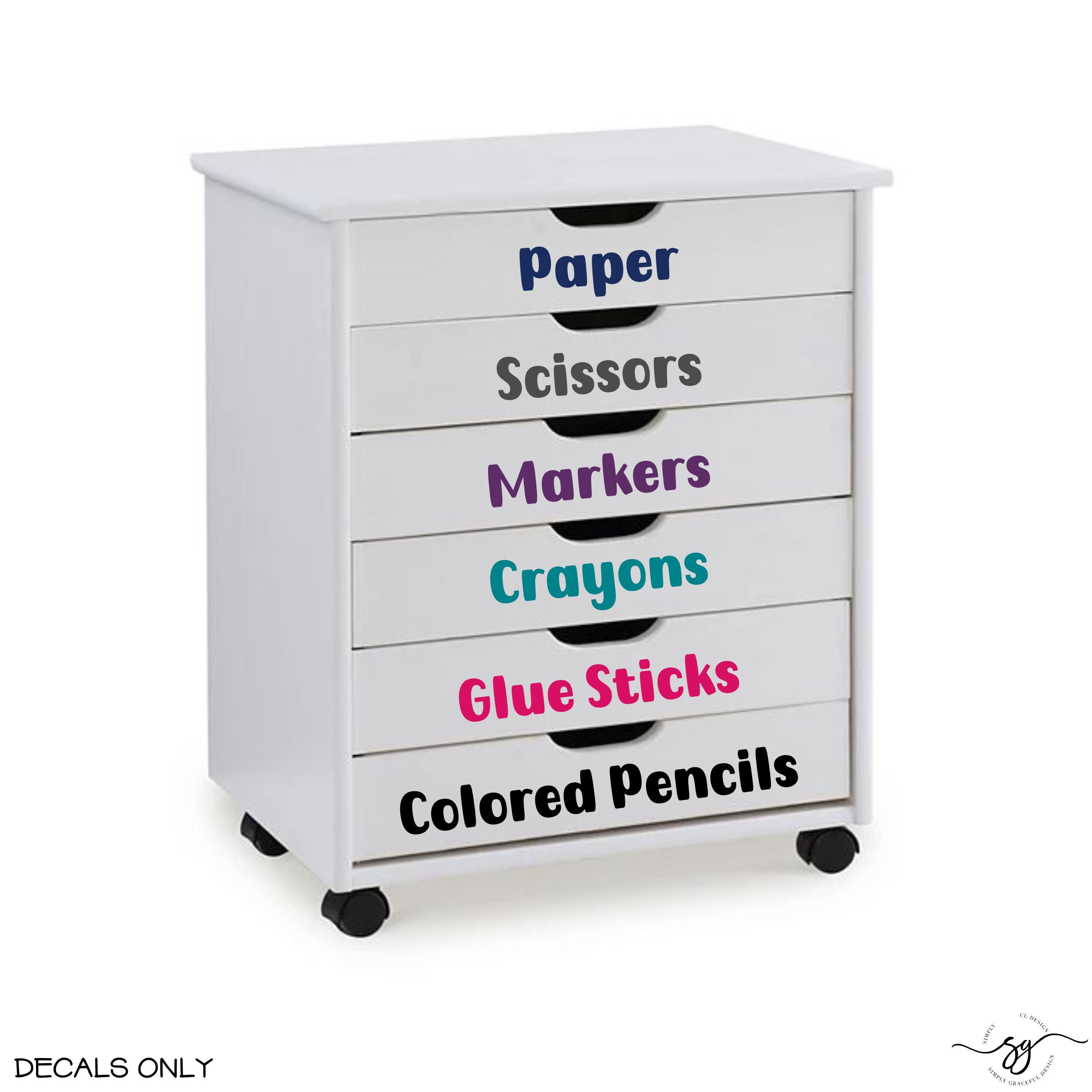 Classroom Labels, Back to School Decals, Bin Labels, Teacher ...