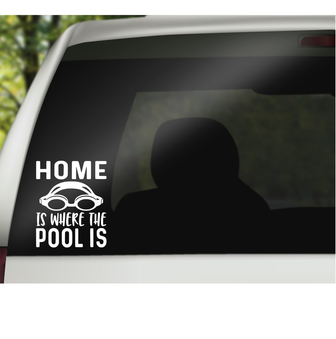 Swim Decal Goggles Decal Swimmer Decal Swim Team Gifts - Etsy