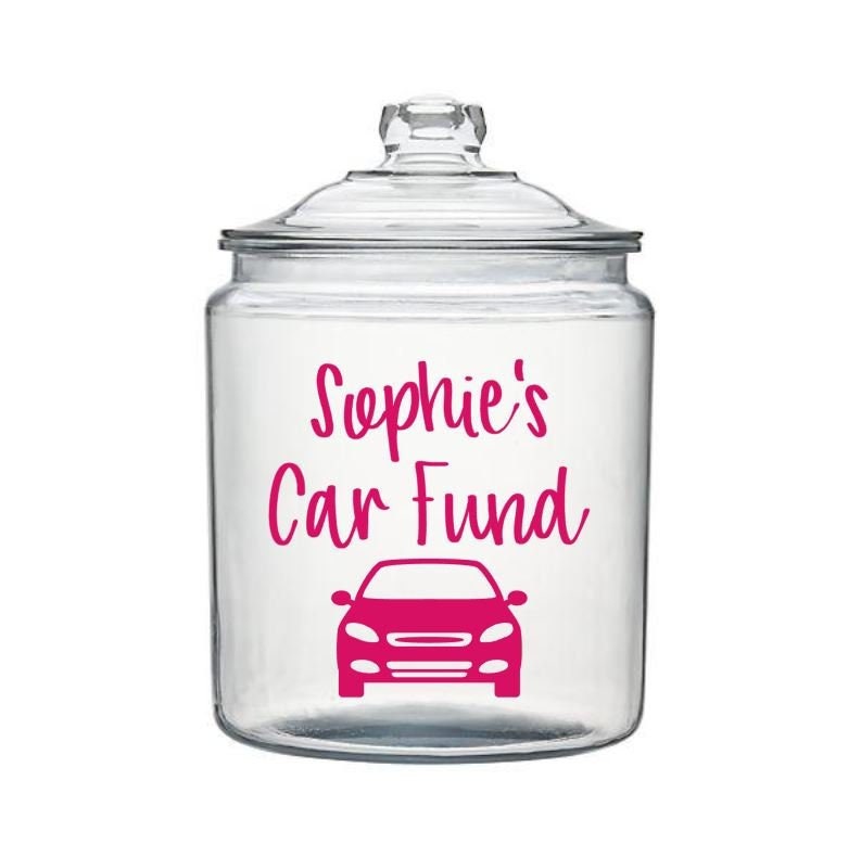 Car Fund Decal New Driver Gift Savings Decal Gift for Teen | Etsy
