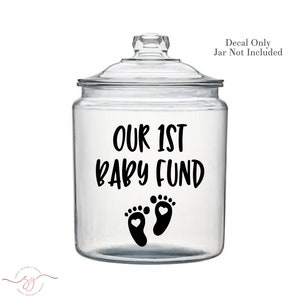 Baby Shower Decal Baby Fund Decal New Parents Gift Baby - Etsy