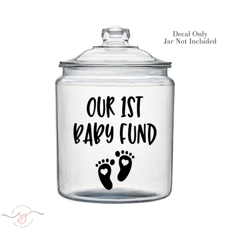 Baby Shower Decal Baby Fund Decal New Parents Gift Baby - Etsy