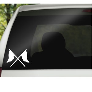 Color Guard Decal, Color Guard Gift, Flag Decal, Senior Graduation, Car ...