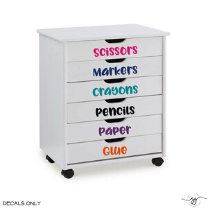 Teacher Supply Labels, Classroom Organization, Back to School, Drawer ...