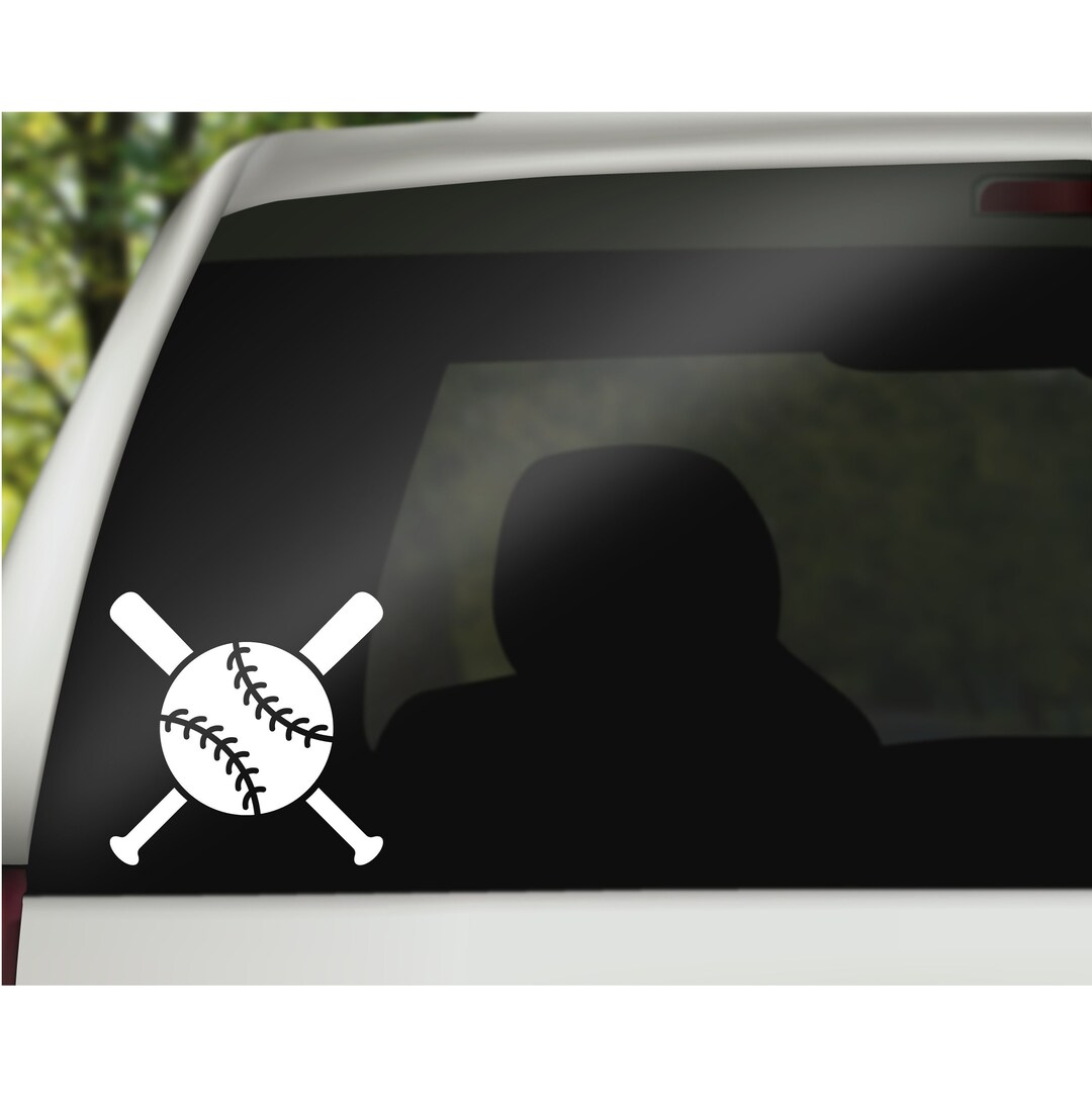 Baseball Decal, Sports Decal, Baseball Player Decal With Name, Baseball ...