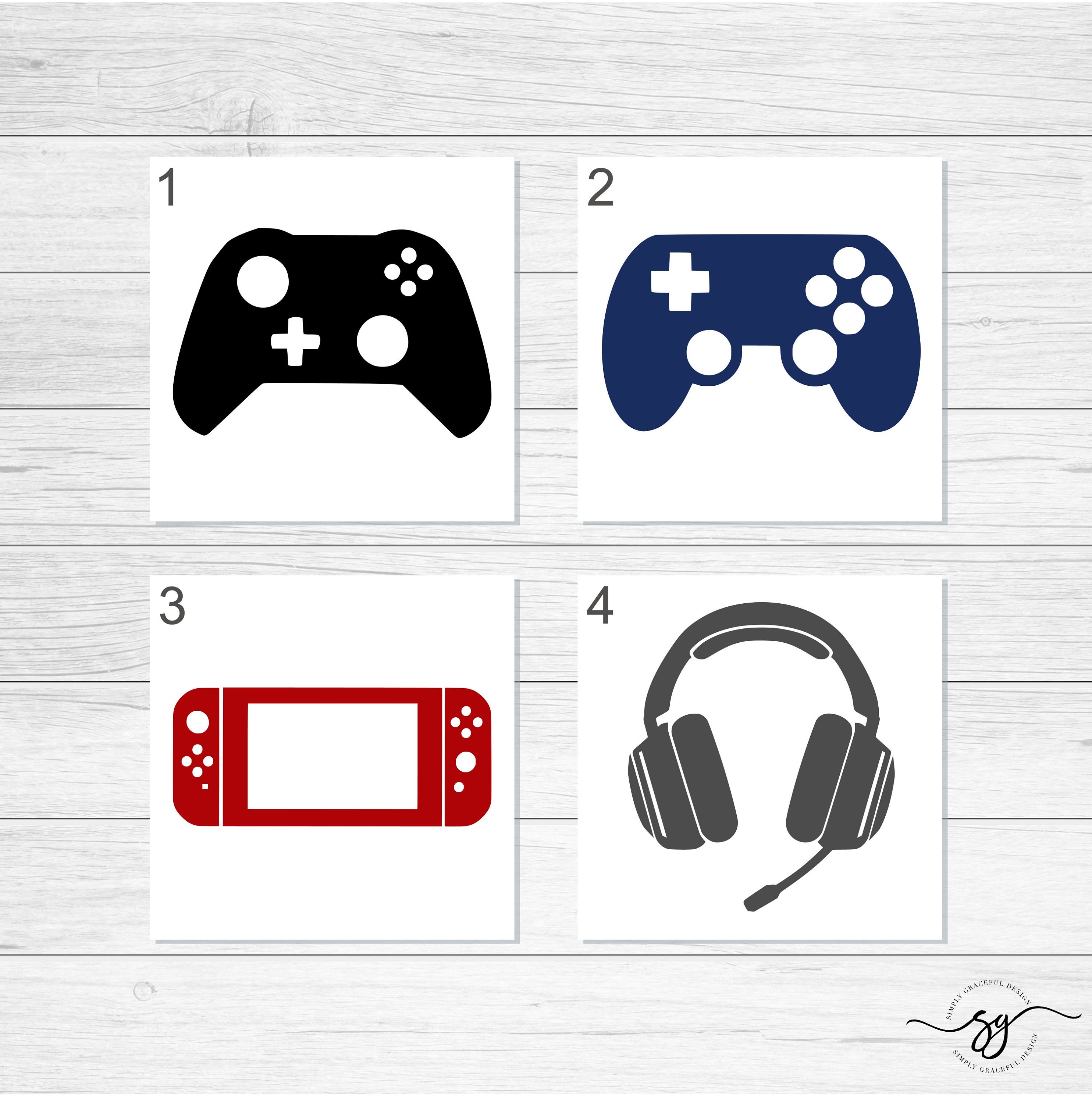 Video Game Decal Game Controller Decal Gift for Gamers Teen - Etsy