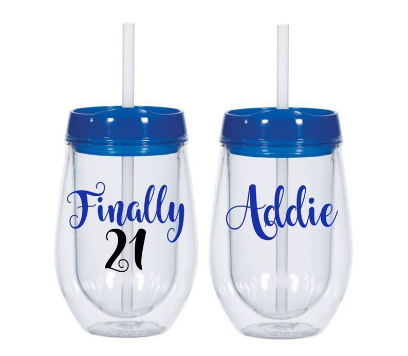 21st Birthday Wine Cup Finally 21 Wine Tumbler 21st Birthday | Etsy