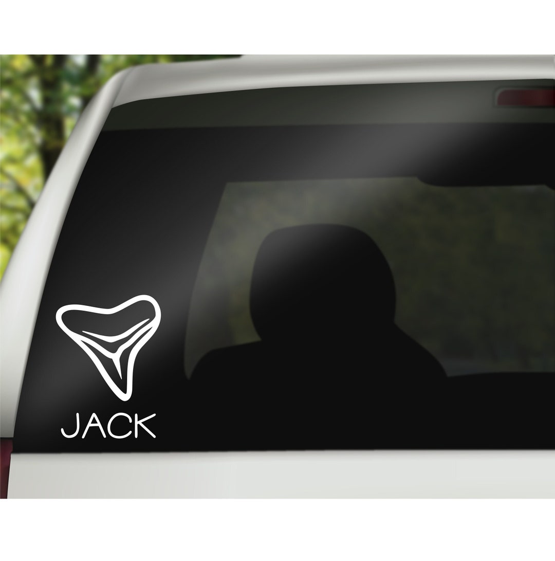 Shark Tooth Decal, Shark Themed Party Favor, Shark Gifts, Shark Tooth ...
