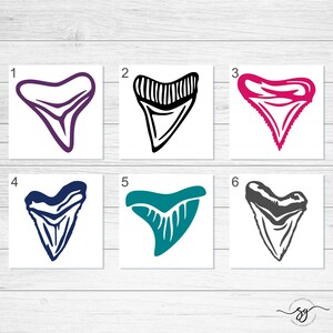 Shark Tooth Decal, Shark Themed Party Favor, Shark Gifts, Shark Tooth ...
