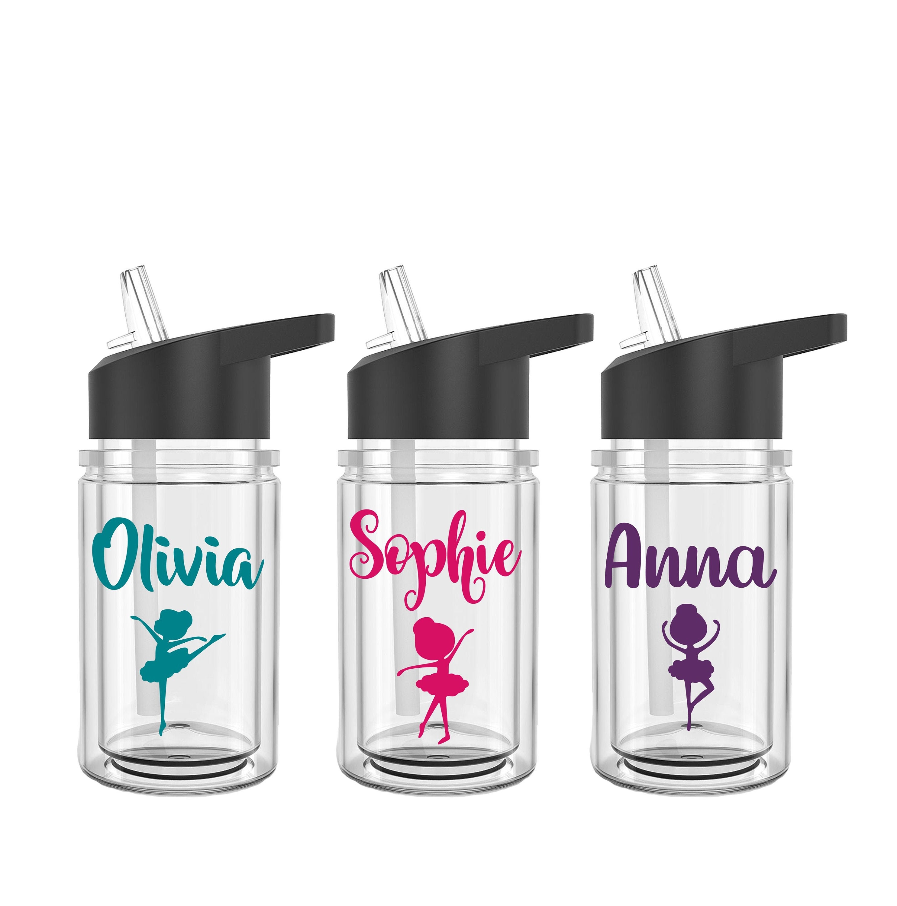 Dance Water Bottle Personalized Dance Bottle Ballet Sports - Etsy