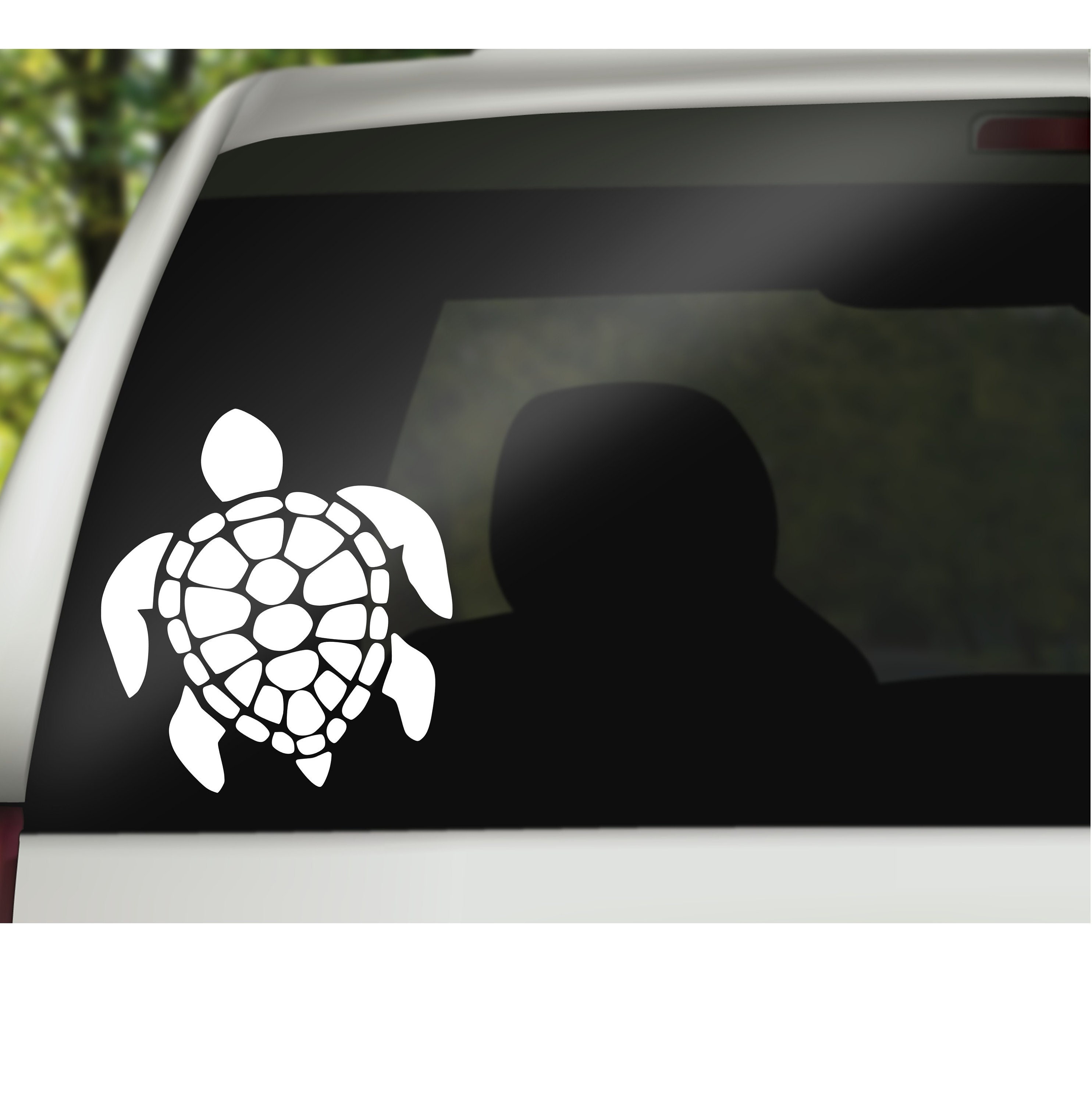 Sea Turtle Decal Beach Decal Ocean Lover Gift Car Decal | Etsy