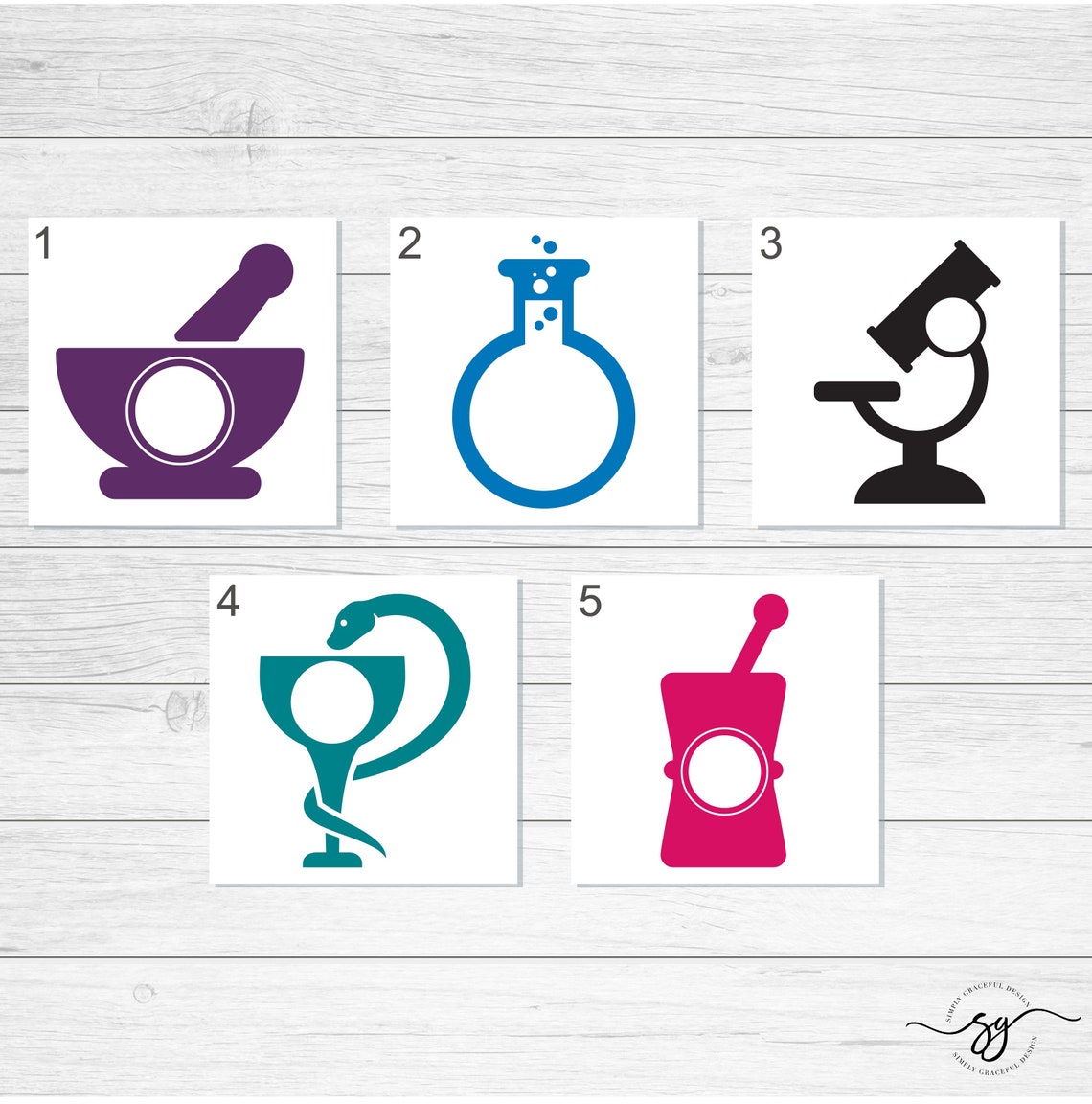 Pharmacist Monogram Pharmacy Decal Pharmacy Technician Gift - Etsy