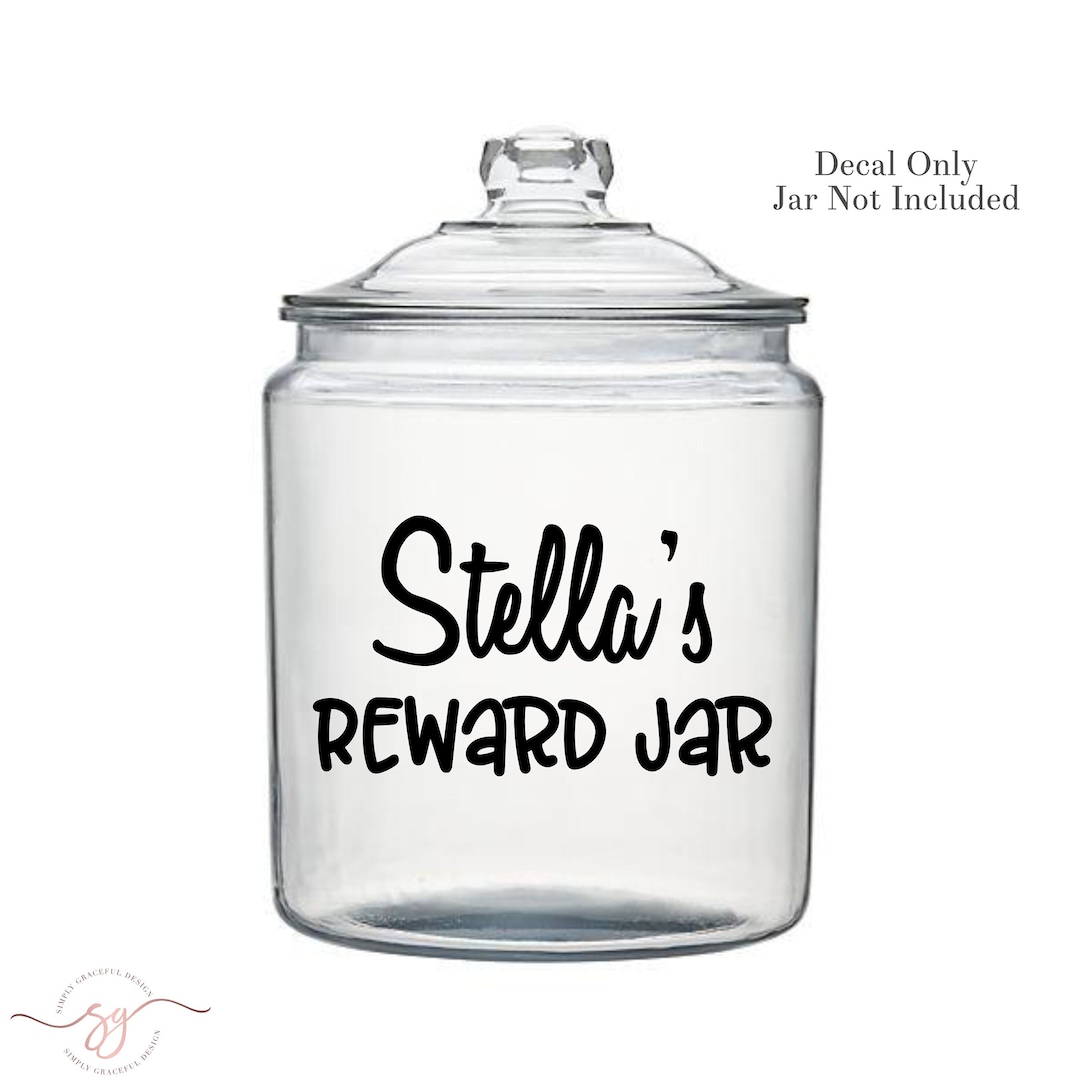 Reward Jar Decal, Kids Reward System, Design Your Own Decal, Good ...