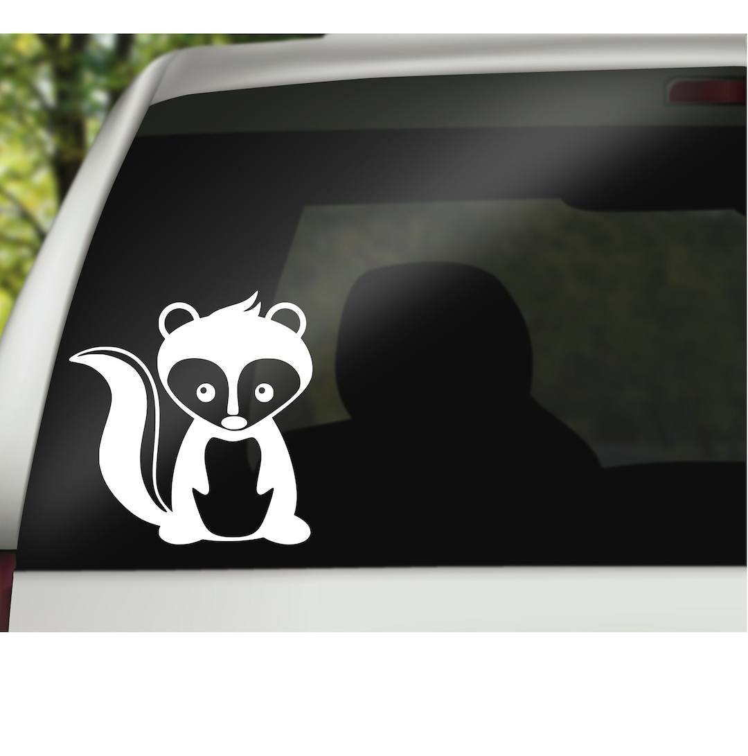 Skunk Decal Wildlife Decal Animal Decal Skunk Lover Gift - Etsy