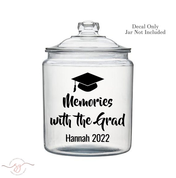 Graduation Wishes Memories With the Grad Personalized Jar - Etsy