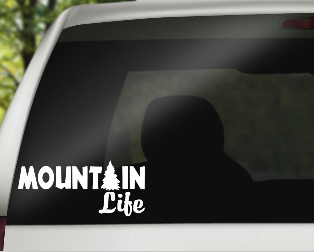 Mountain Life Decal Camping Decal Gift for Hiker Water - Etsy