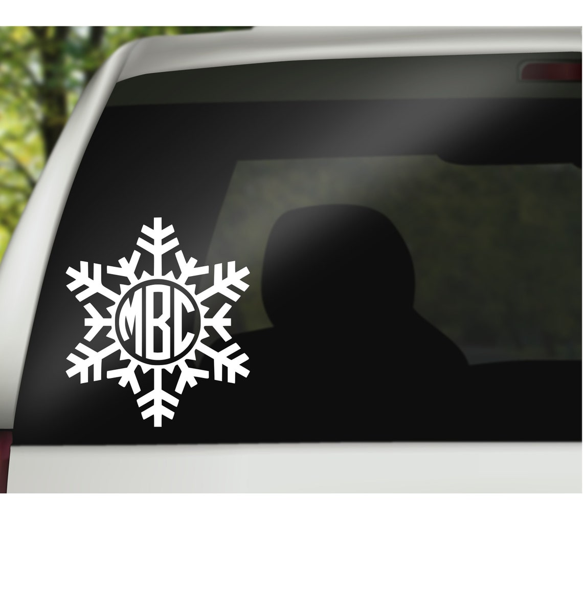Snowflake Decal Holiday Decal Winter Decal Glitter - Etsy
