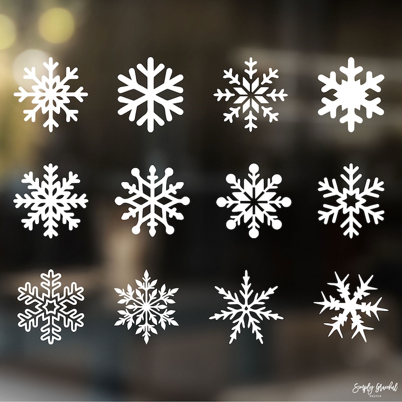 Snowflake Decal - Etsy