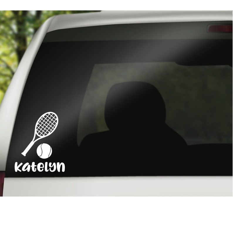 Tennis Decal, Tennis Player Decal, Tennis Coach Gift, Tennis Instructor ...