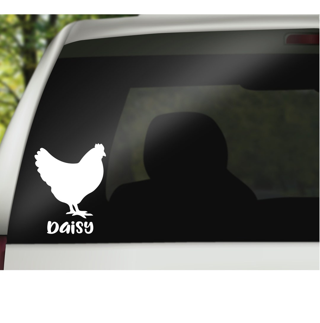 Calcomanía de pollo calcomanía de gallo regalo de amante de - Etsy México