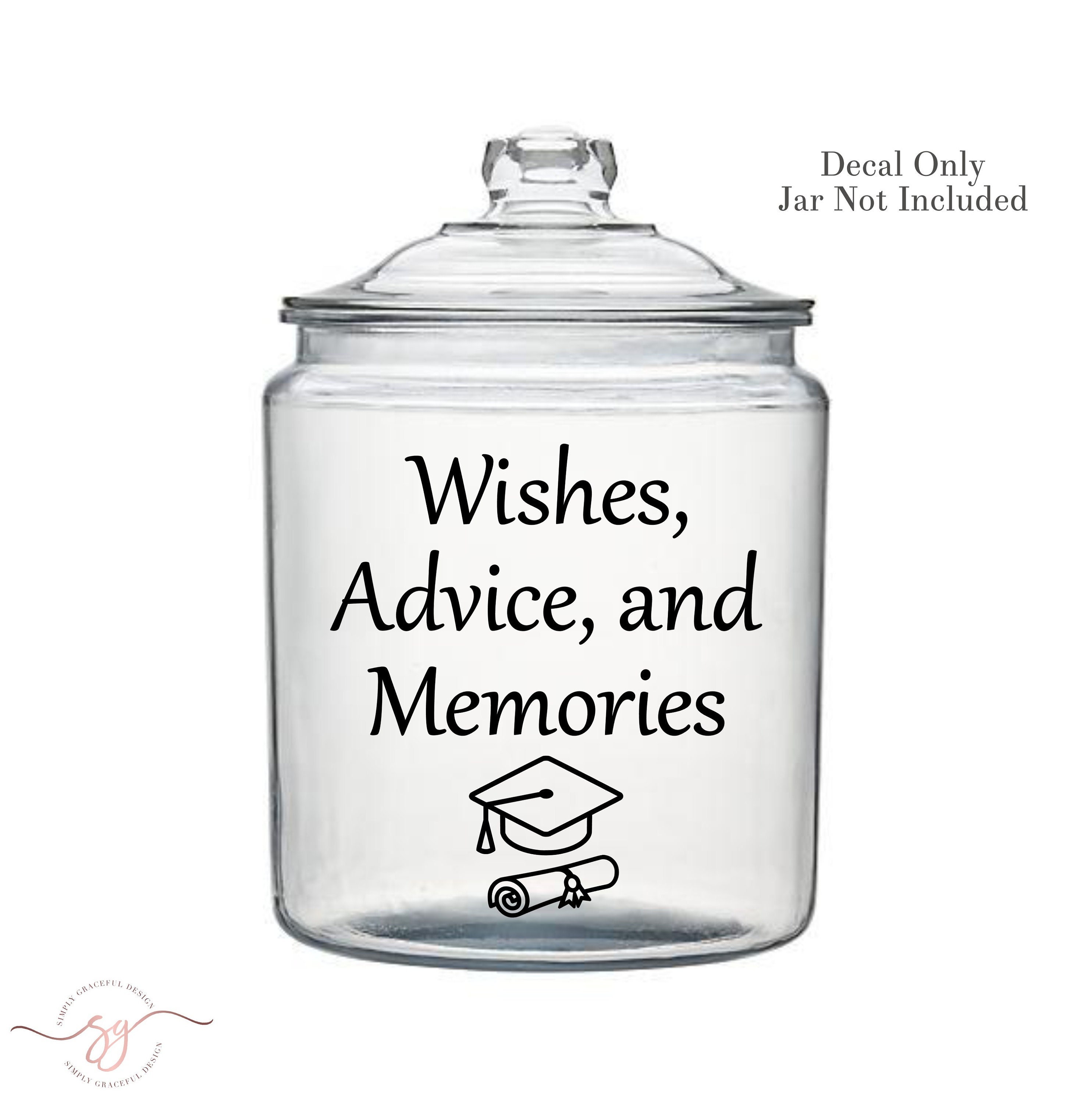 Graduation Advice Graduation Wishes Memories With the Grad - Etsy
