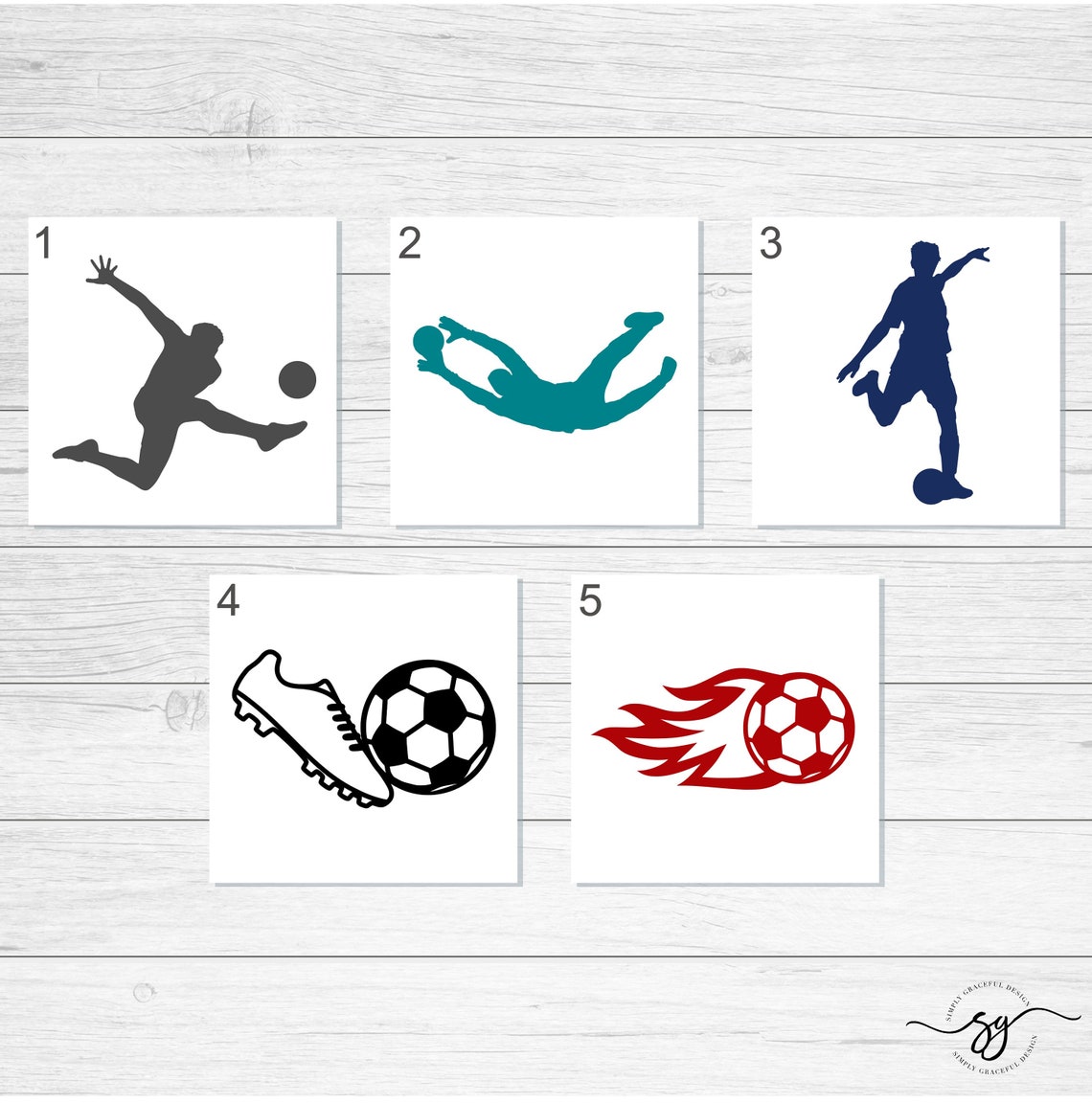 Soccer Player Decal Soccer Team Decal Soccer Coach Gift - Etsy