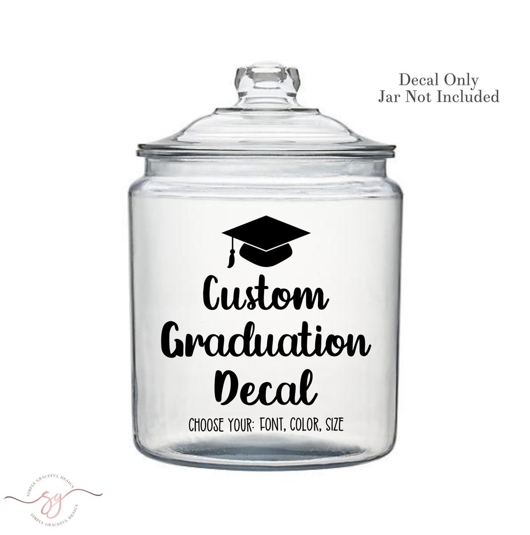 Custom Graduation Decal, Graduation Wishes, Personalized Decal, Gifts ...