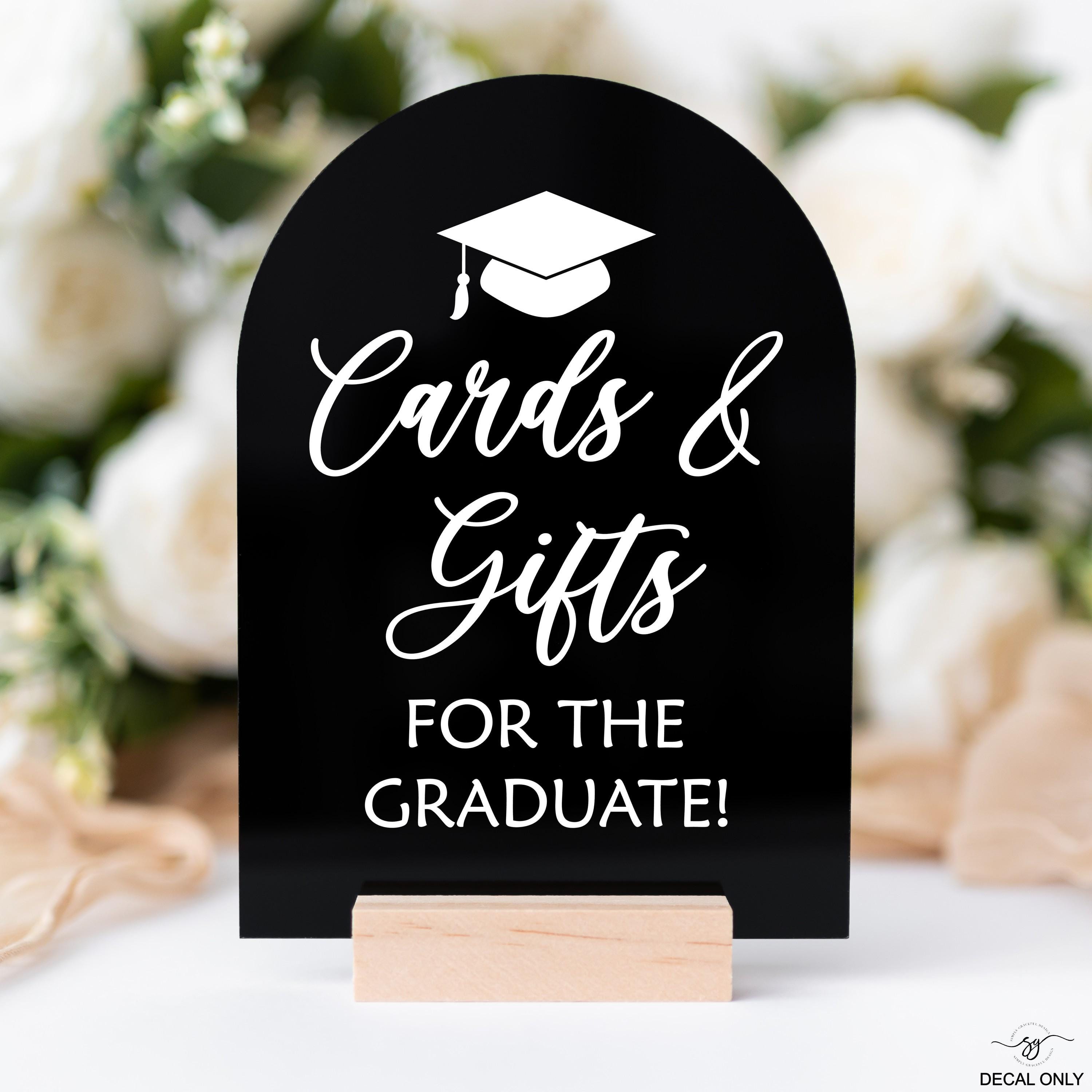 Personalized Graduation Decal, Grad Party Decor, Class of 2026 - Etsy
