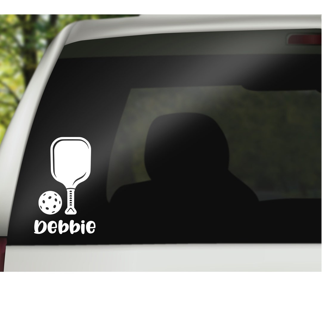 Pickleball Decal, Pickleball Gift, Personalized Sports Decal, Tumbler ...
