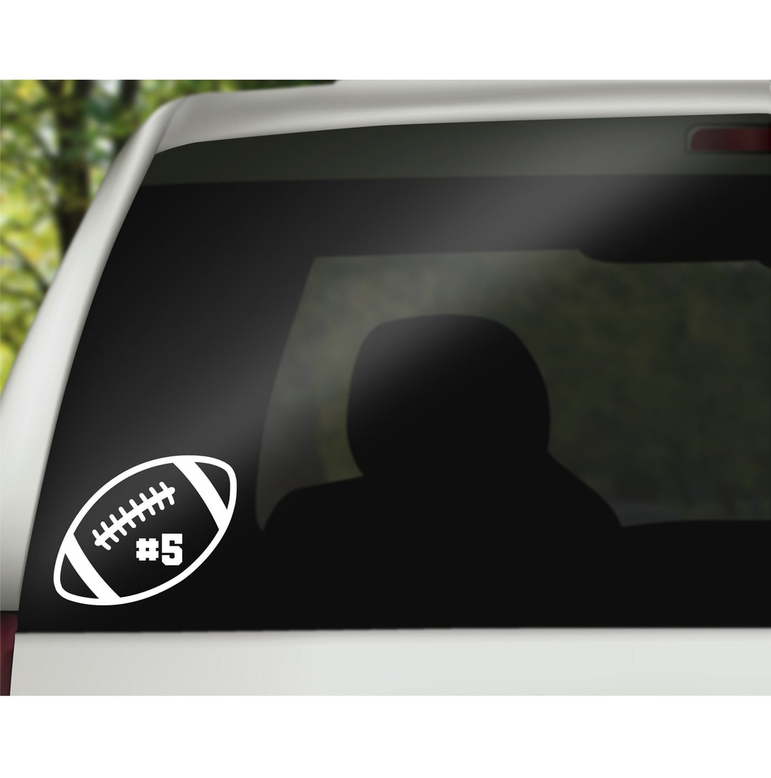 Football Player Decal, Senior Night Gift, Football Mom Gift, Sports ...