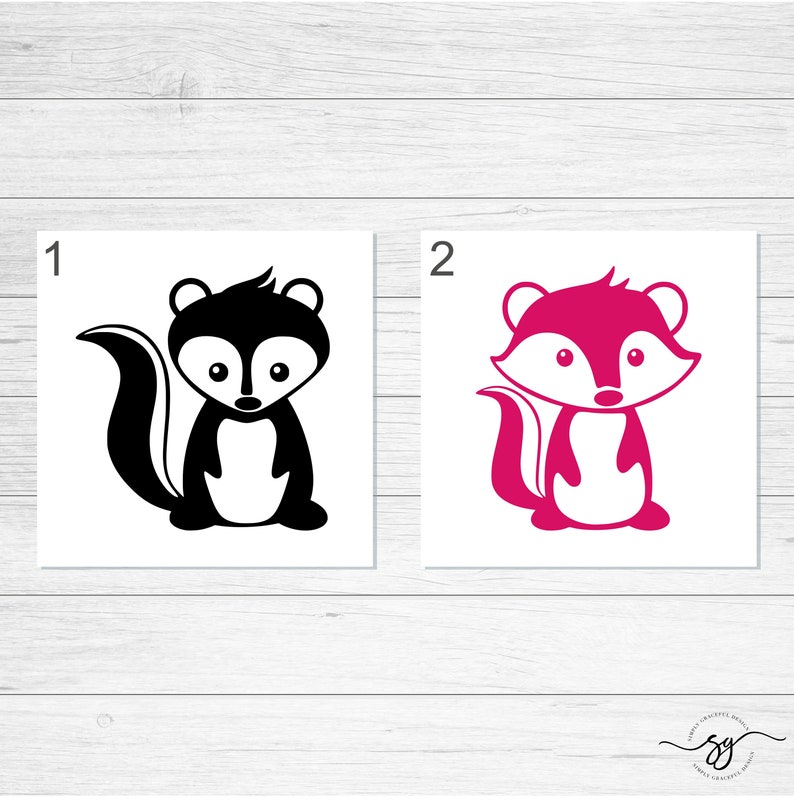 Skunk Decal Wildlife Decal Animal Decal Skunk Lover Gift - Etsy