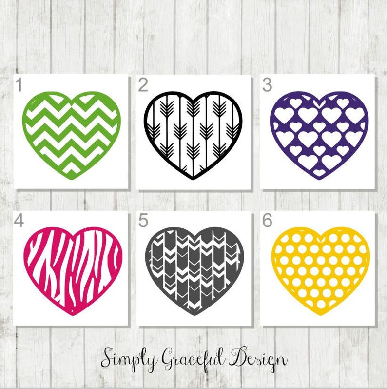 Heart Name Decal Heart Decal Glitter Laptop Decal Tumbler - Etsy