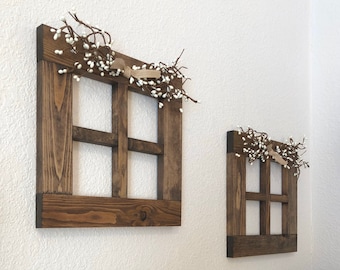 Window Frame Wall Decor | Etsy
