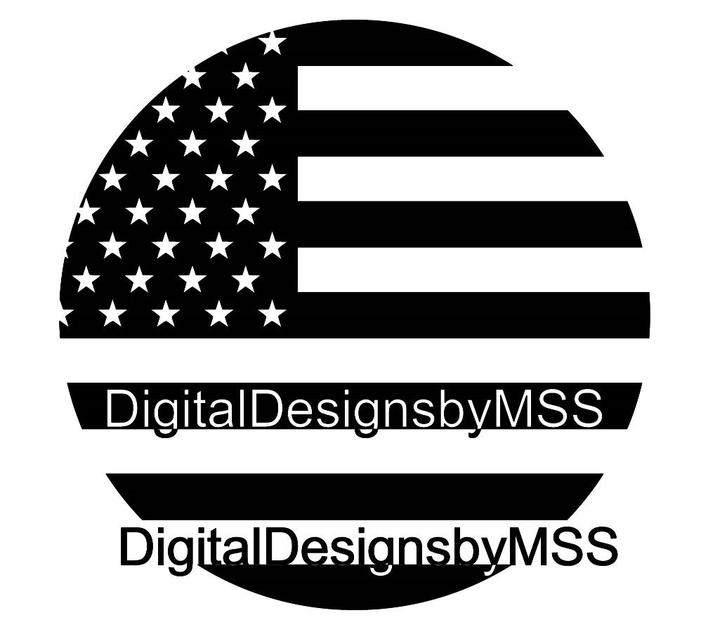 American Flag Circle SVG File, Instant Download, Png Files, Dxf Files ...