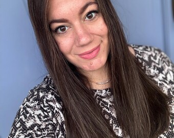 100% Human Hair Kosher Wig Sheitel 22 Inch Harper Medium Cap Lace Top ...