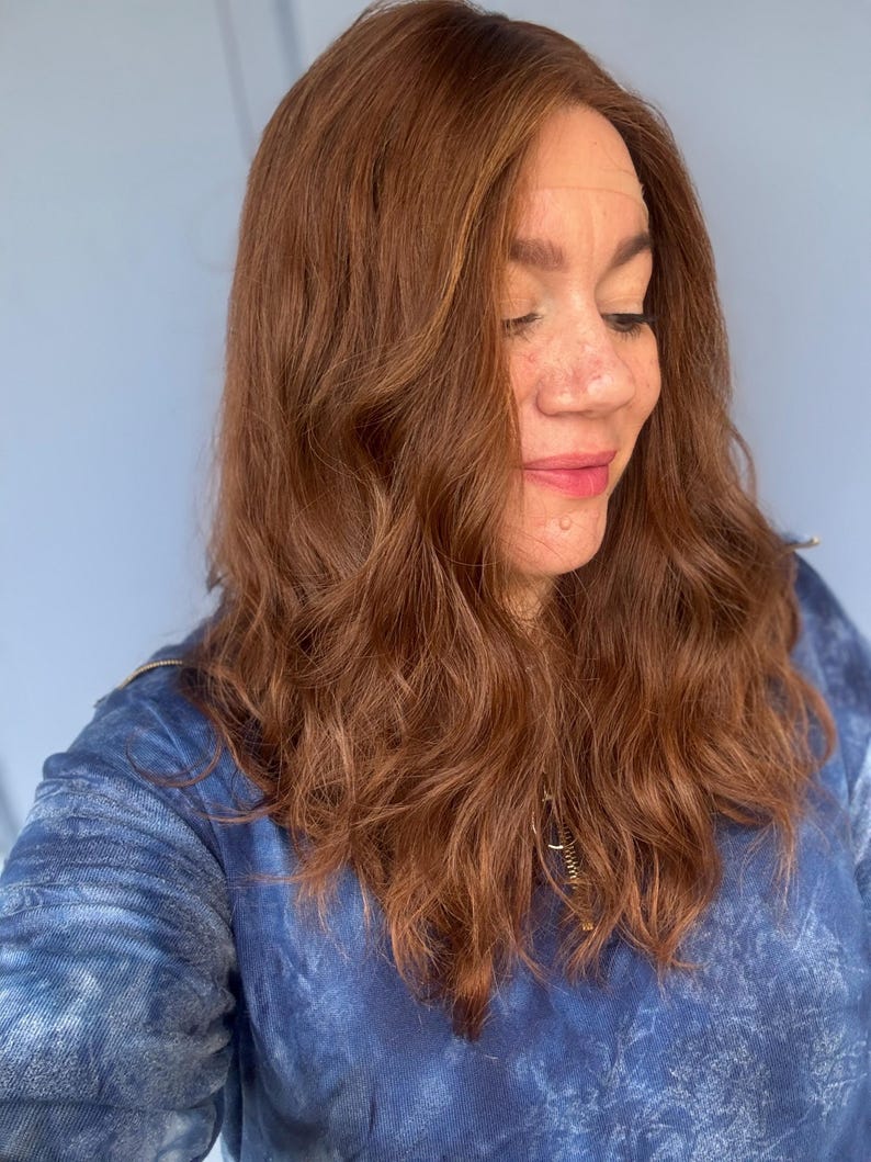 100% Human Hair Kosher Wig Sheitel 20 Inch Julianne Small Cap Lace Top ...