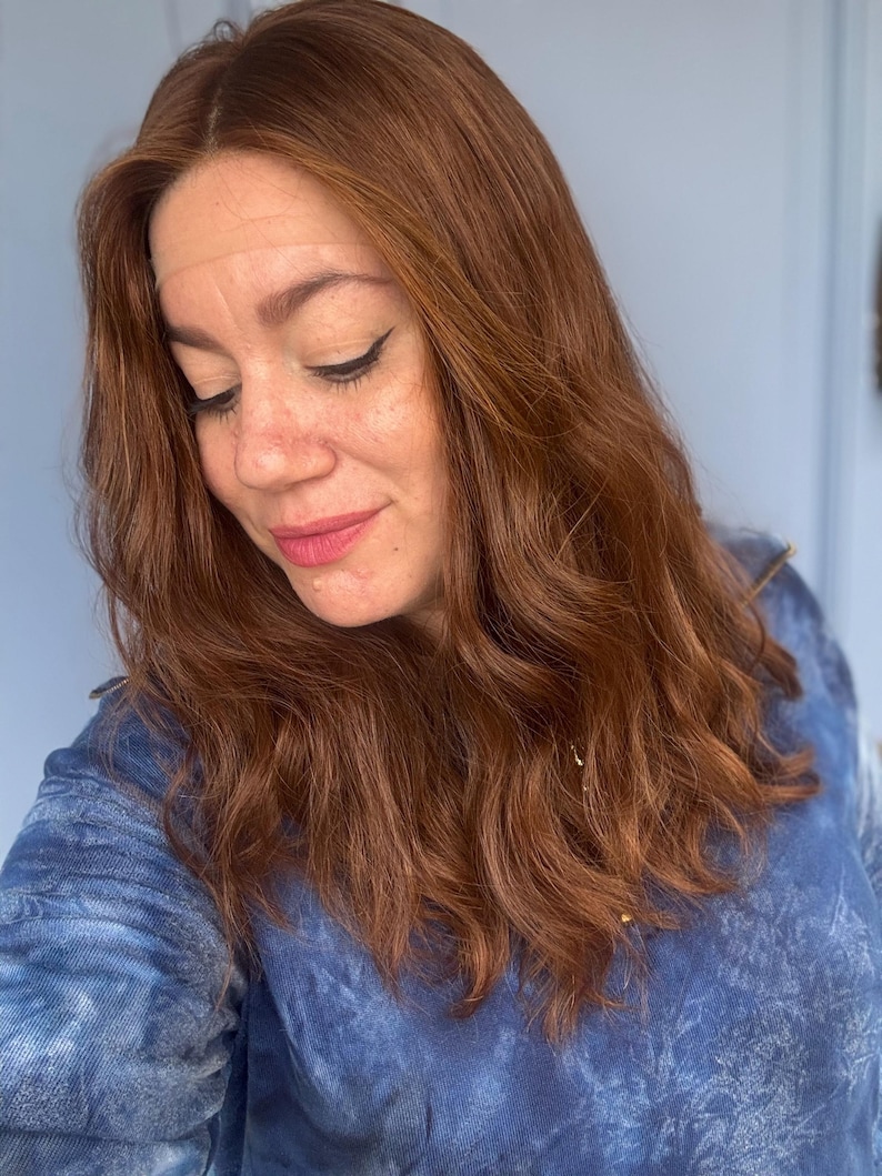 100% Human Hair Kosher Wig Sheitel 20 Inch Julianne Small Cap Lace Top ...