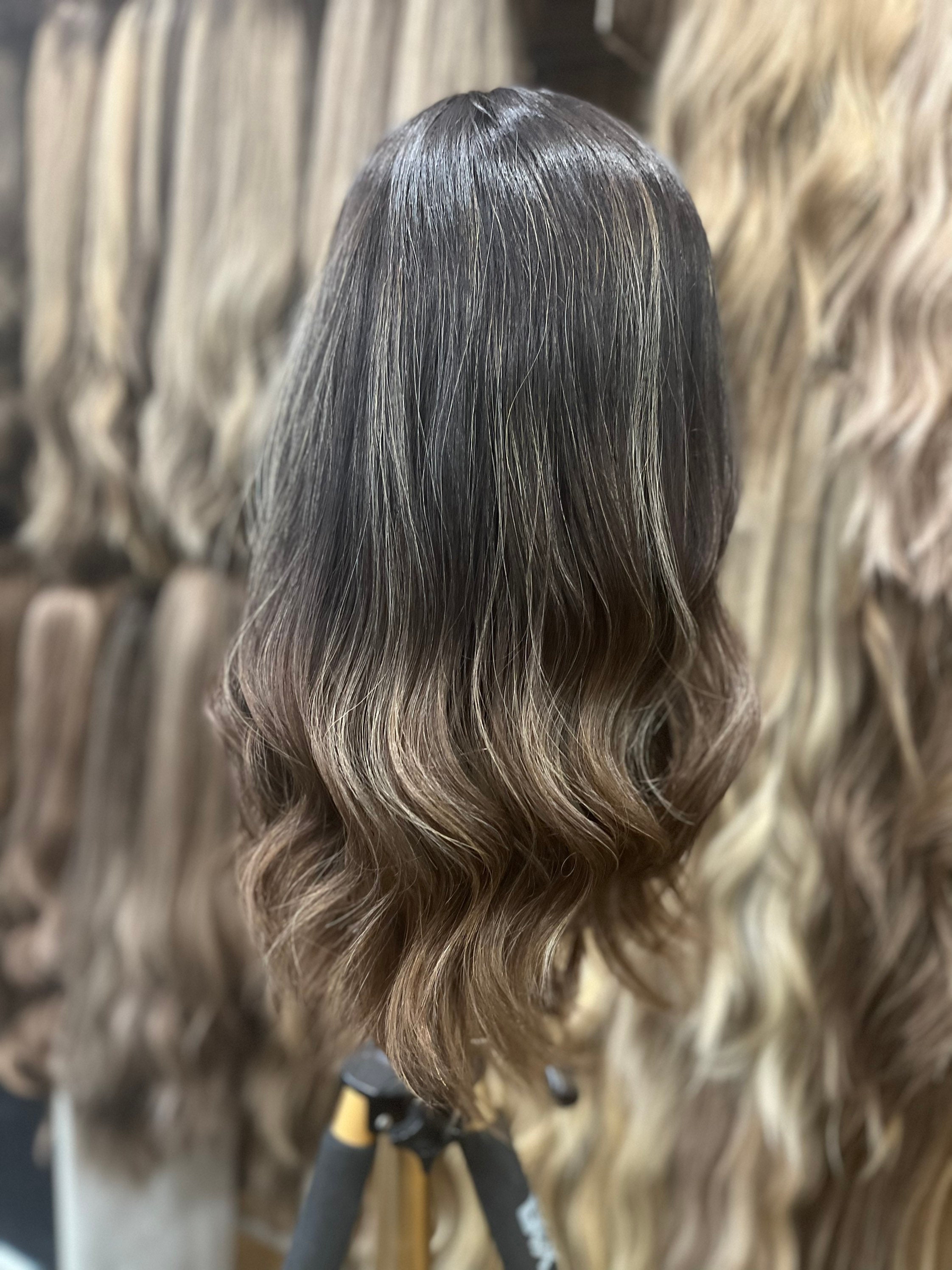 100% Human Hair Kosher Wig Sheitel 20 Inch Devon M Cap - Etsy