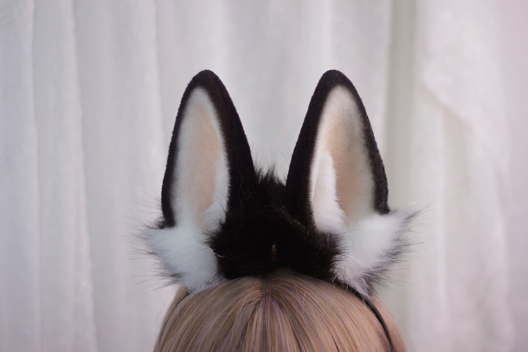 Midnight Black Bunny Ears - Etsy