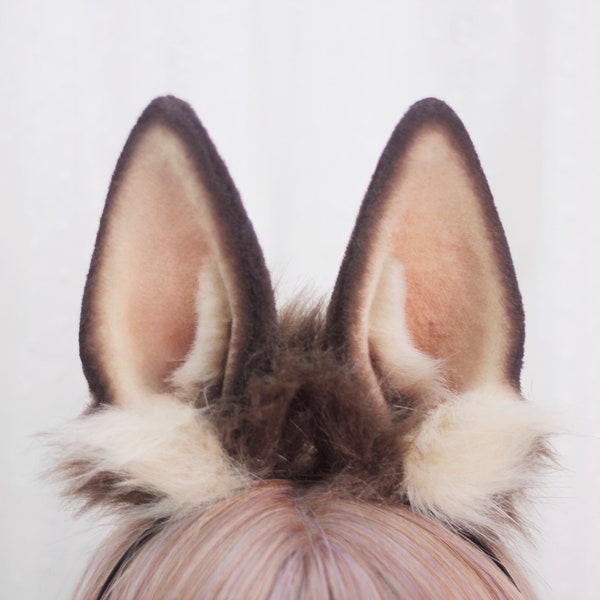Brown Bunny Ears and Tail - Etsy