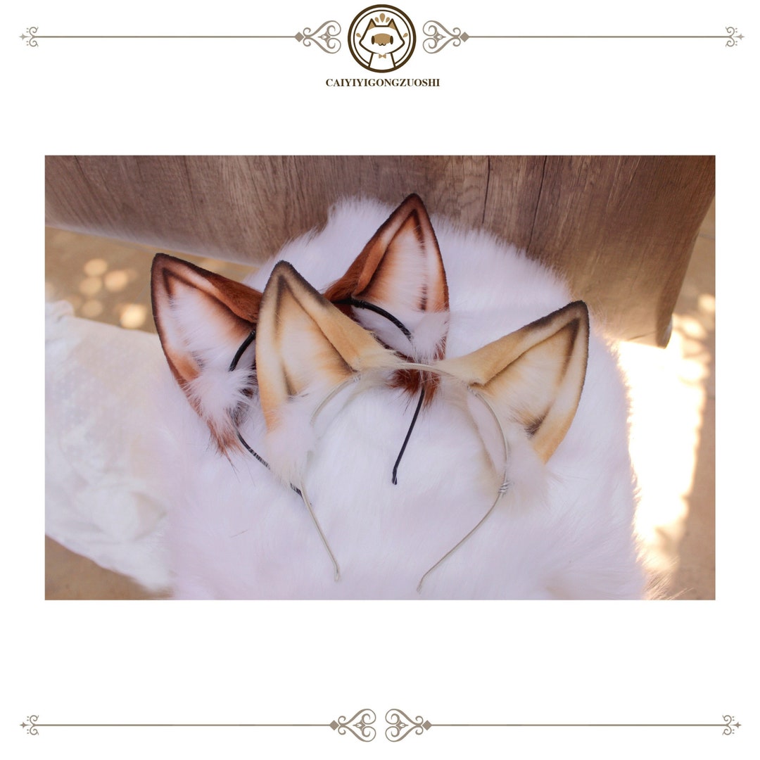 Tea Fox Series / Yellow Tea Fox / Red Tea Fox / Milk Tea Fox / Faux Fur ...