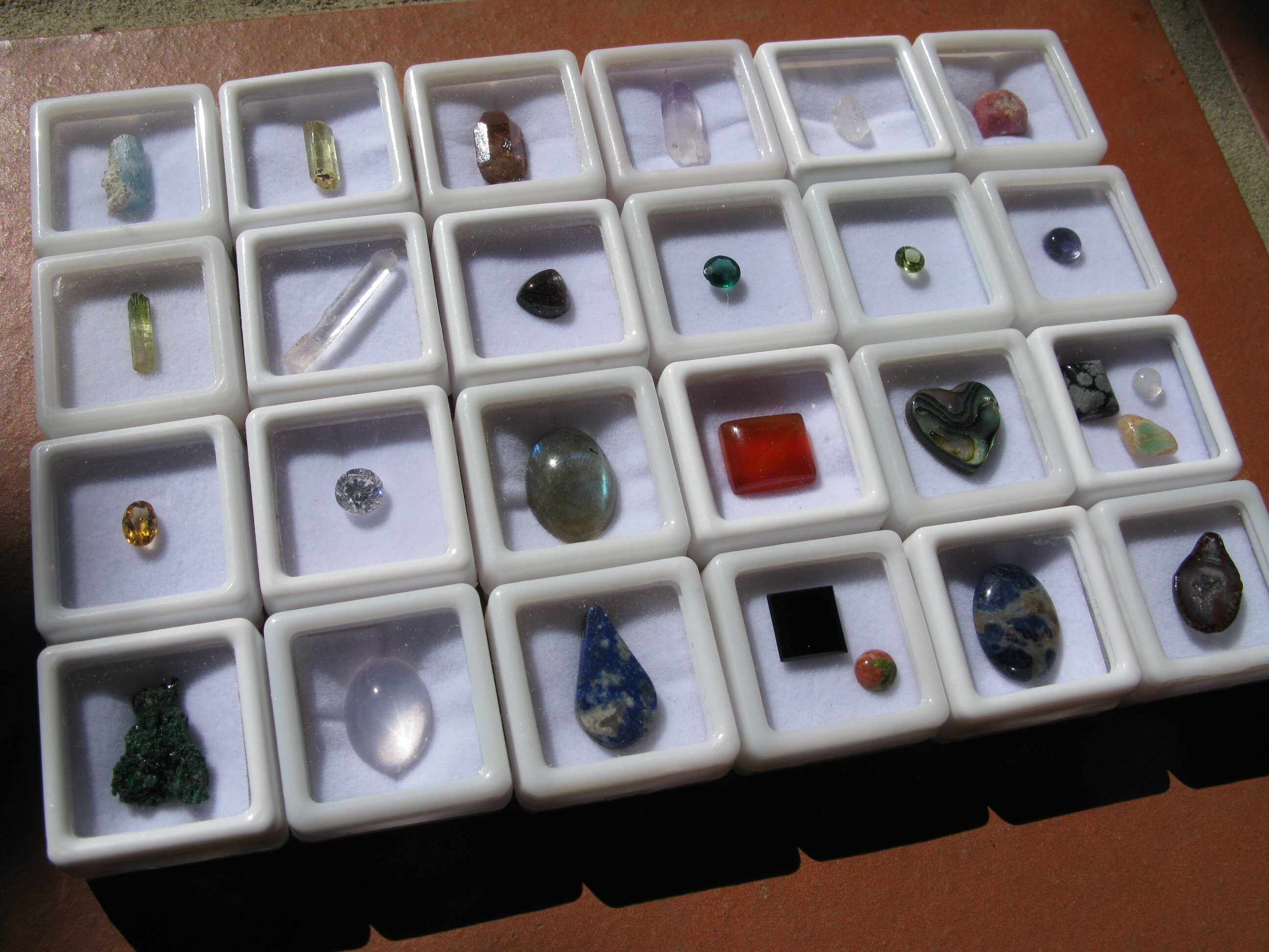 Large crystal gem starter kit assortment faceted gemstones | Etsy