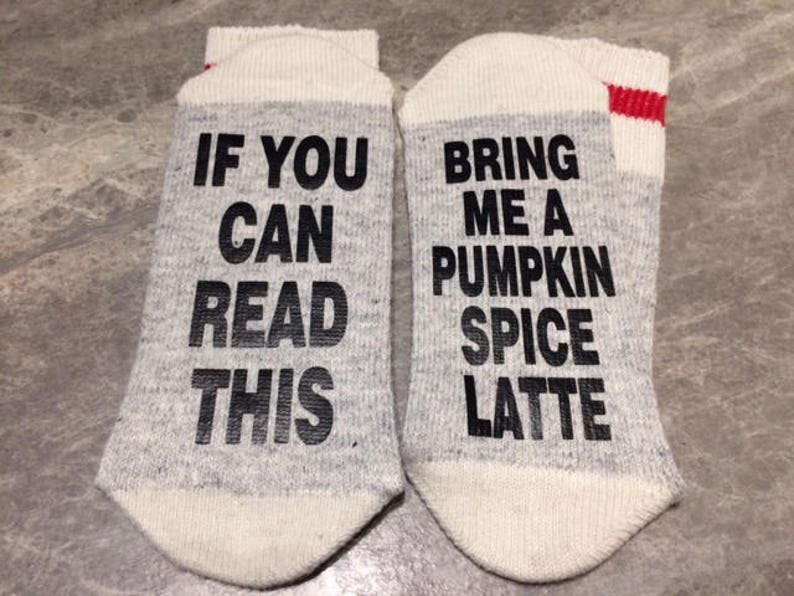 If You Can Read This ... Bring Me A Pumpkin Spice Latte word - Etsy Canada