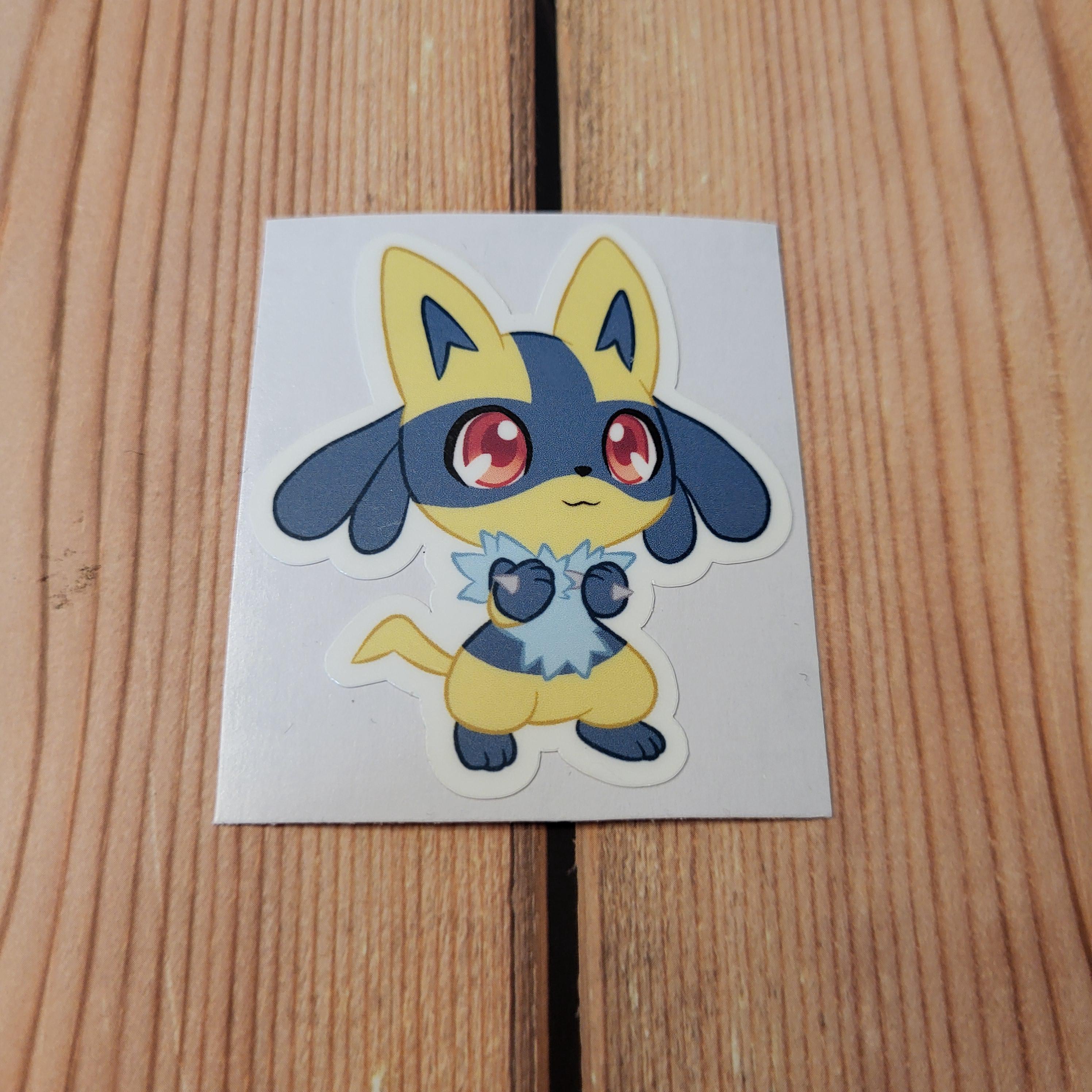 Lucario Sticker || PKMN Inspired Stickers - Etsy
