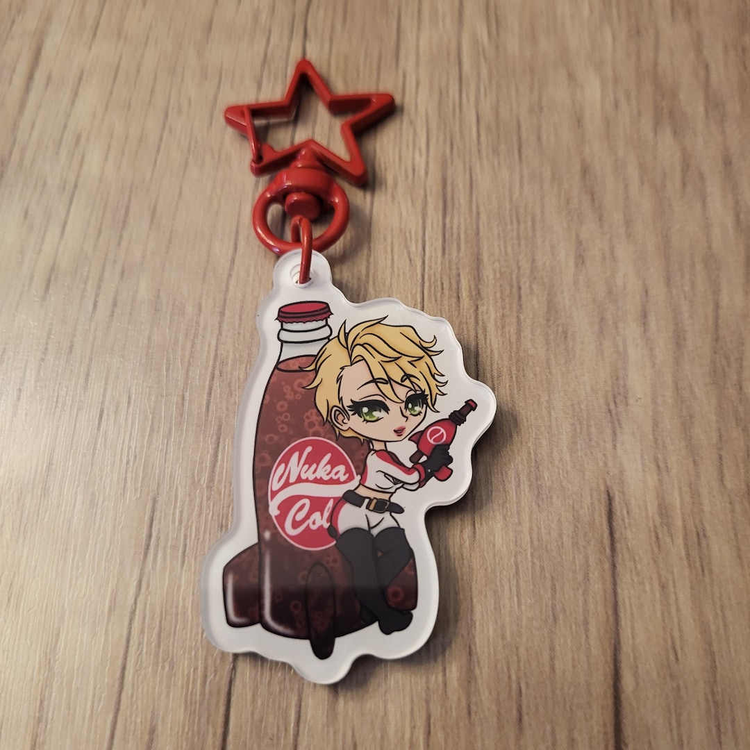 Nuka Girl Fallout Inspired Keychain - Etsy