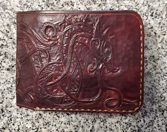 Leather Face Wallet - Etsy